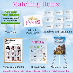 Princess Diaries Welcome to Genovia Sign Digital File - Etsy