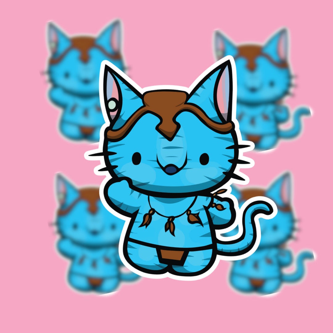 Hello Kitty Avatar Sticker Waterproof Hello Kitty - Etsy