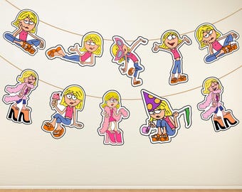 Custom Lizzie Mcguire Inspired Cartoon | DIGITAL PNG FILE - Etsy
