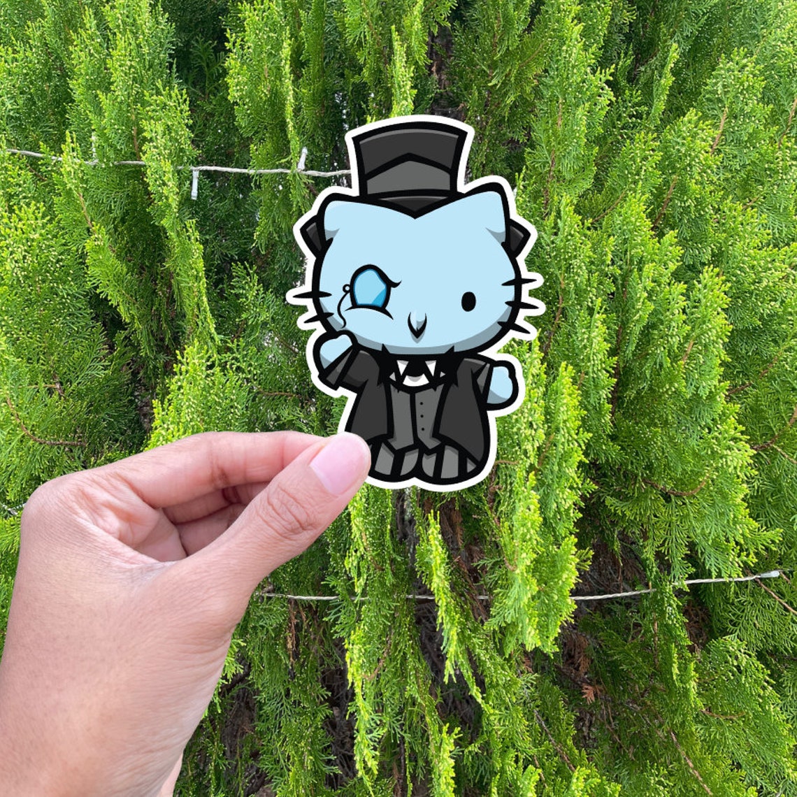 Hello Kitty Penguin Villain Sticker Waterproof Hello Kitty - Etsy