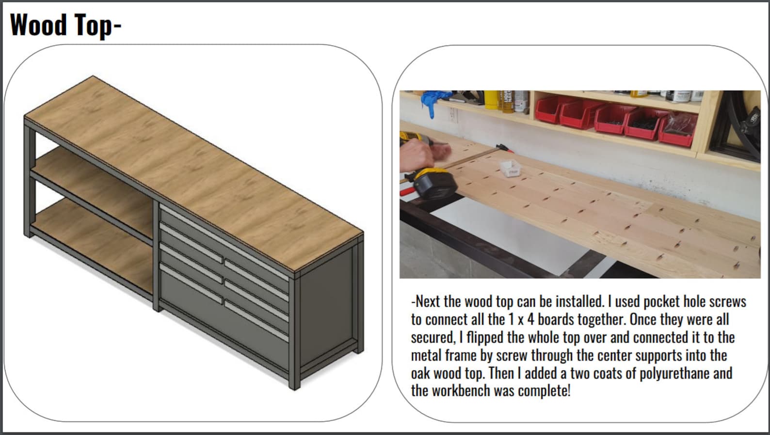 Built-in Tool Chest Workbench Plans - Etsy