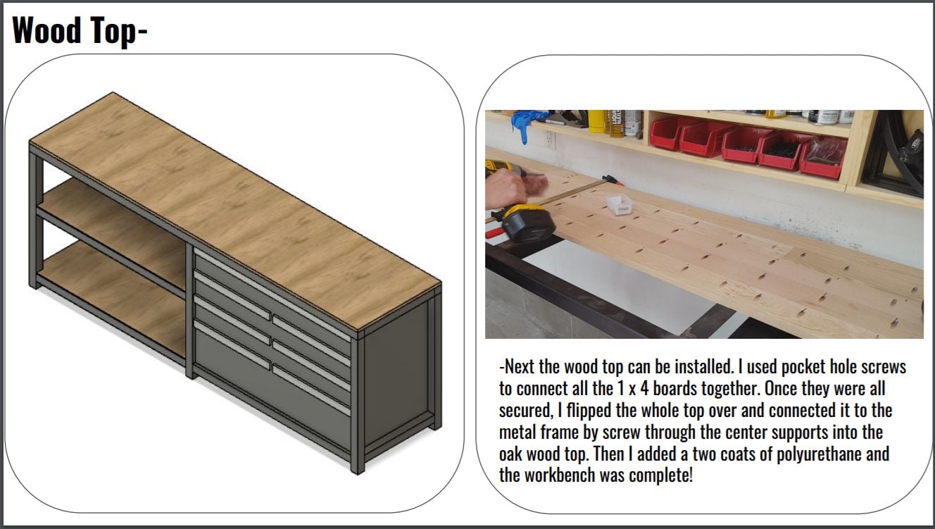 Built-in Tool Chest Workbench Plans - Etsy UK