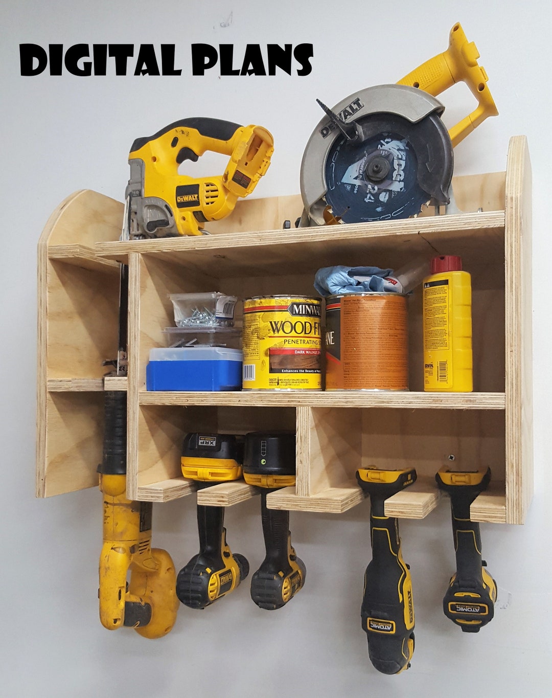 Tool Storage Wall- Digital Plans - Etsy