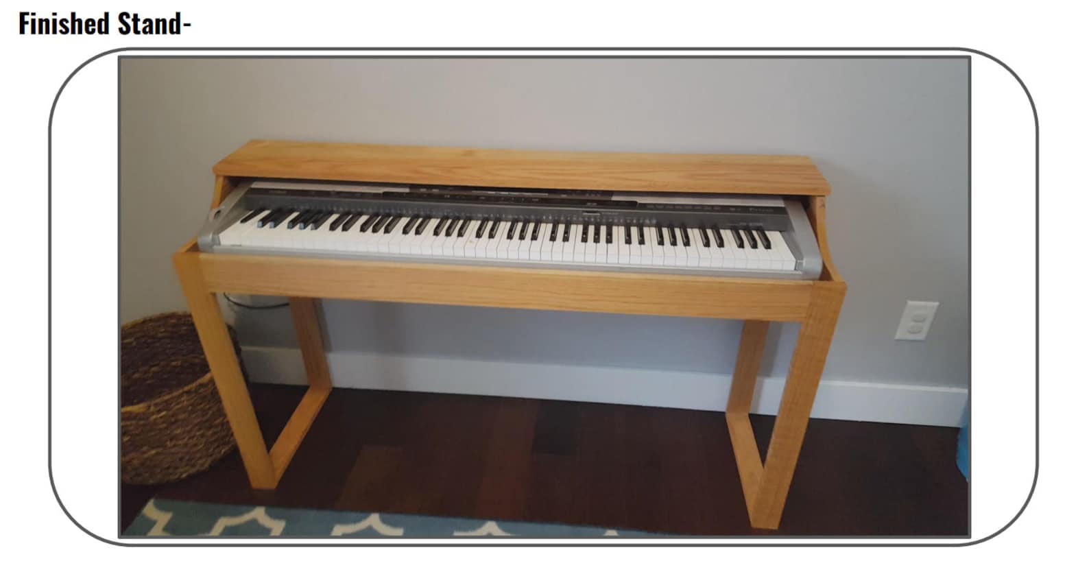 Piano Keyboard Stand Digital Build Plans - Etsy