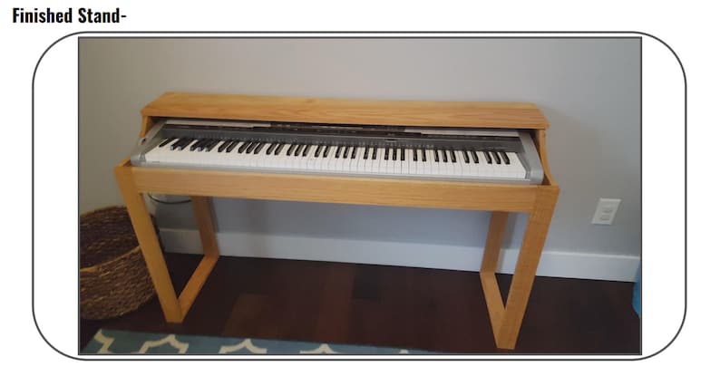 Piano Keyboard Stand Digital Build Plans - Etsy