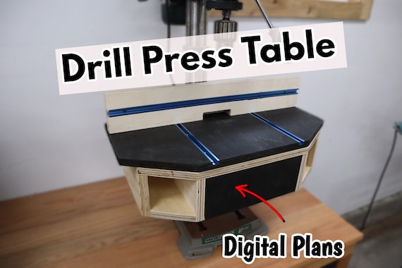 Drill Press Table Digital Plans - Etsy
