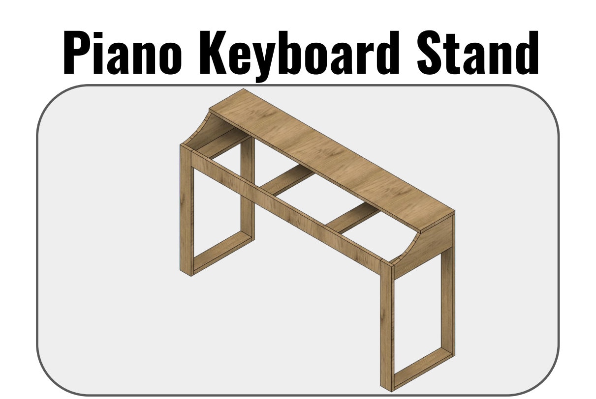 Piano Keyboard Stand Digital Build Plans | Etsy