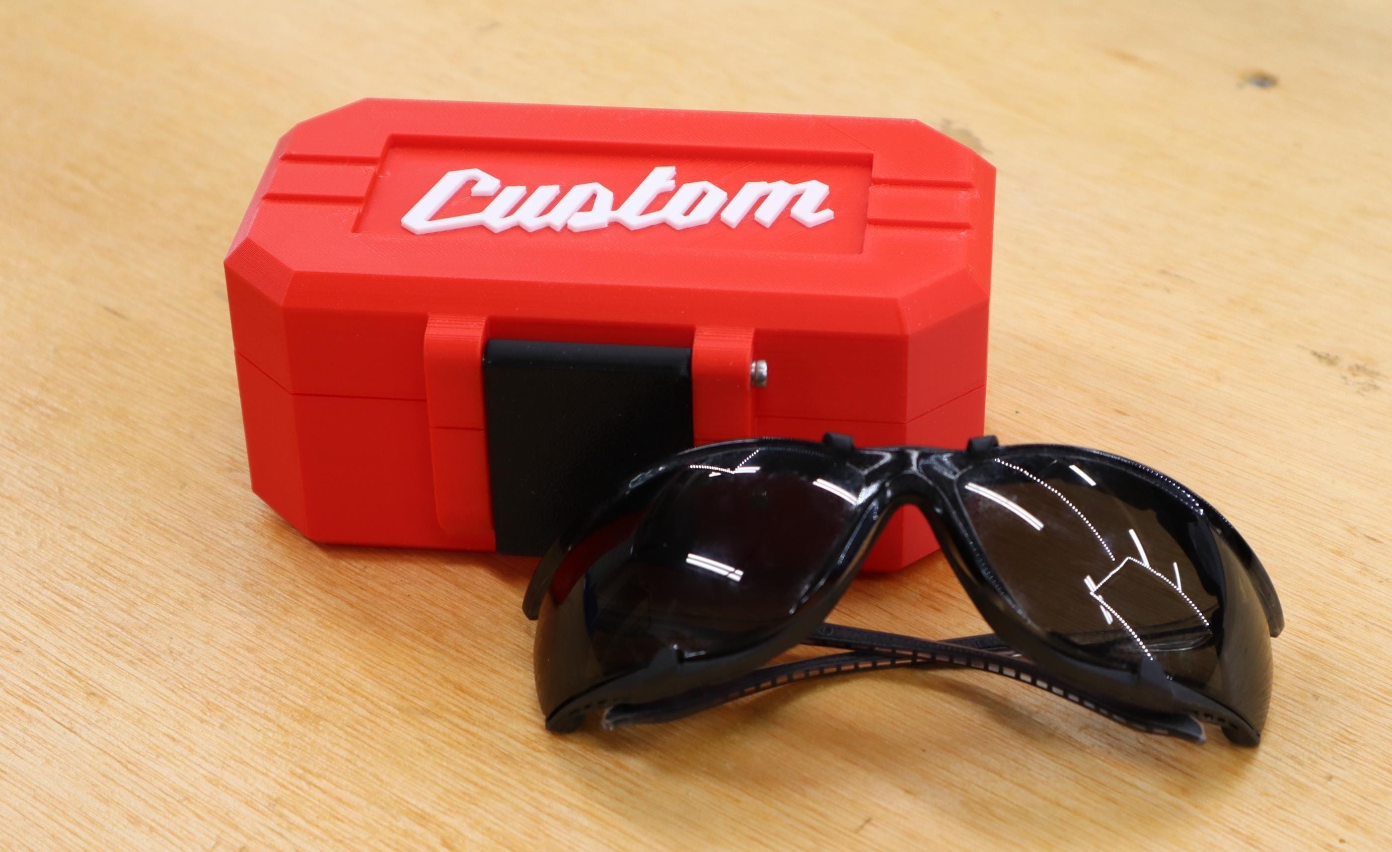 Personalized Milwaukee Style Safety Glasses Storage Box - Etsy