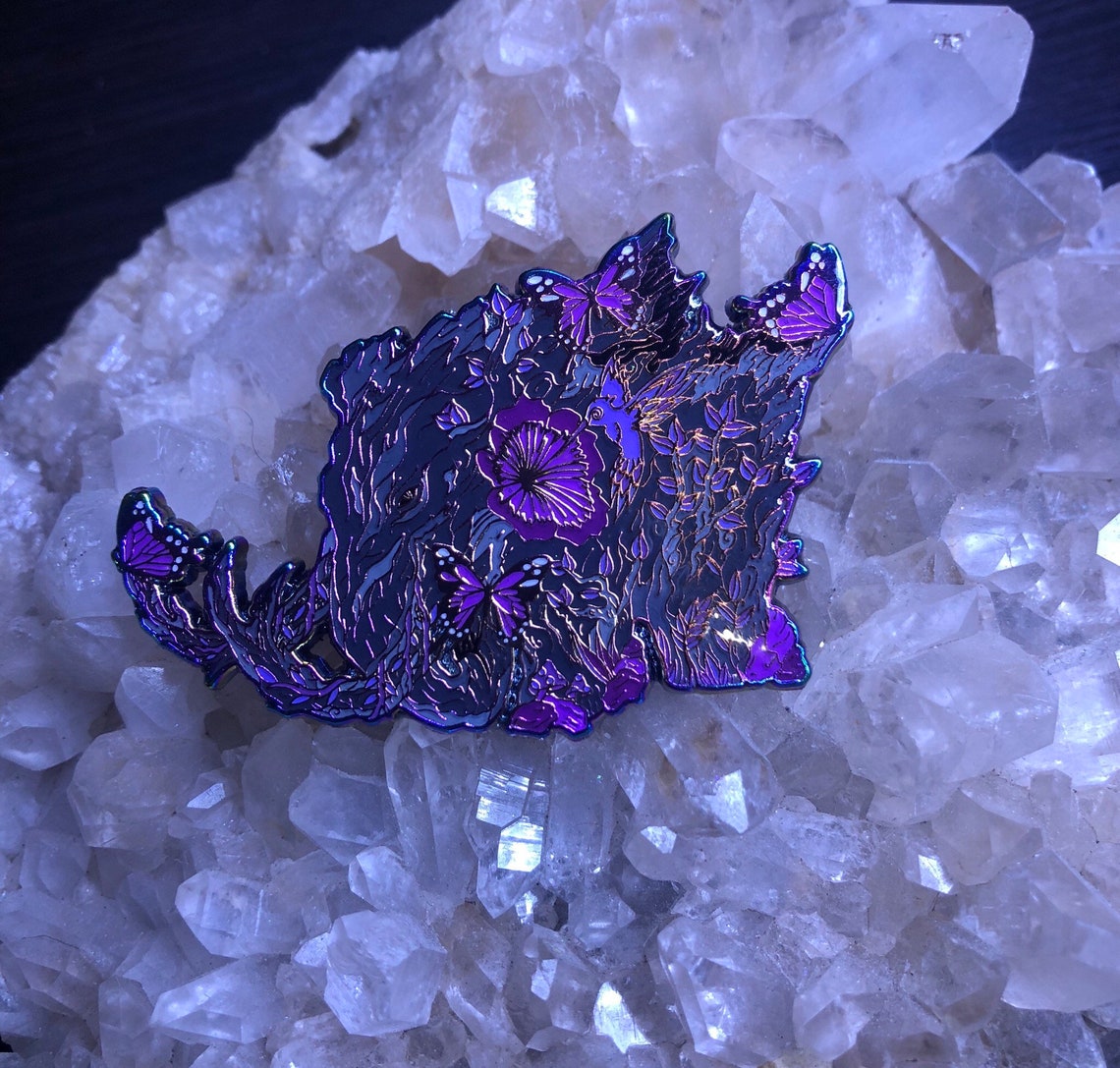 Elephant Tree bellua Amethyst Variant anodized | Etsy