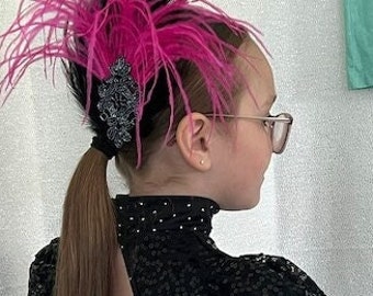 Pink Feather Hair - Etsy