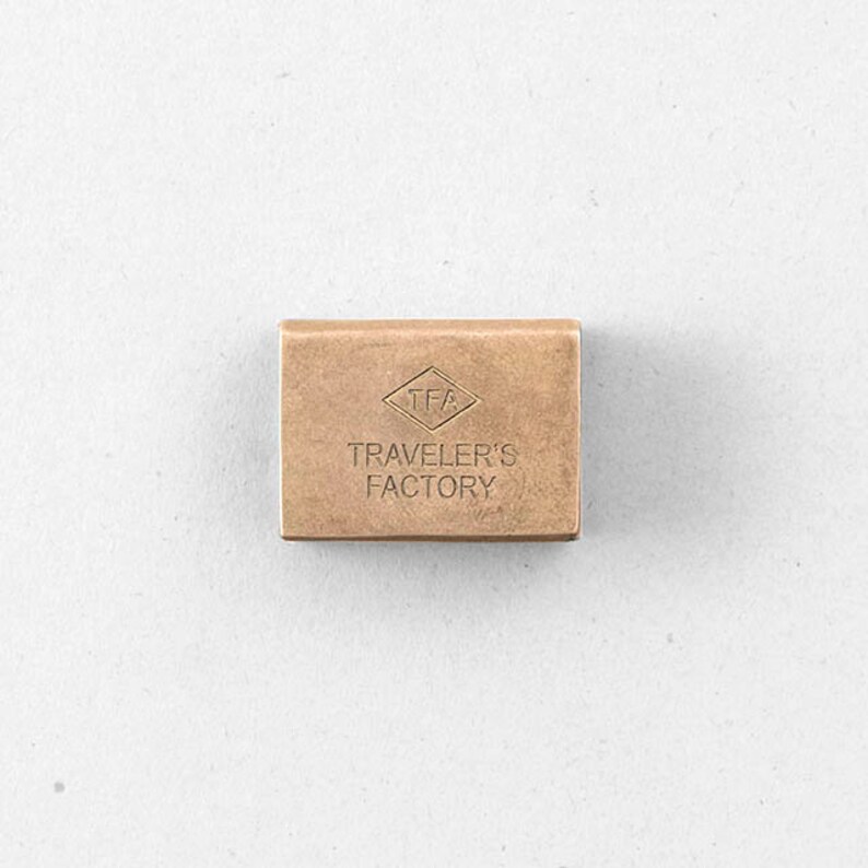 Traveler's Factory TF Brass Eraser Case 07100664 & Tombow | Etsy