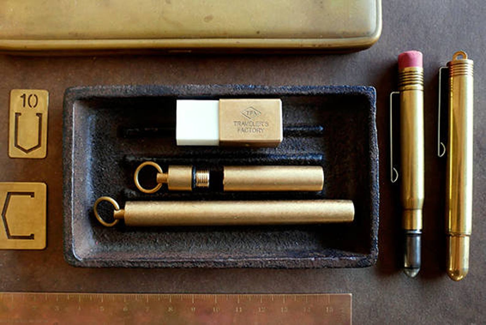 Traveler's Factory Brass Ink Cartridge Case s - Etsy