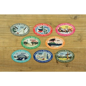 PAN AM X Traveler's Factory Sticker Set Traveler's Notebook Midori ...