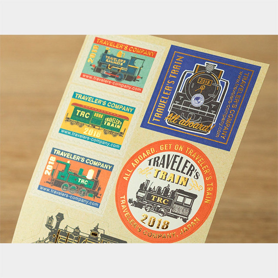 Traveler's Notebook Customized Seal Sticker Set for 2018 | Etsy