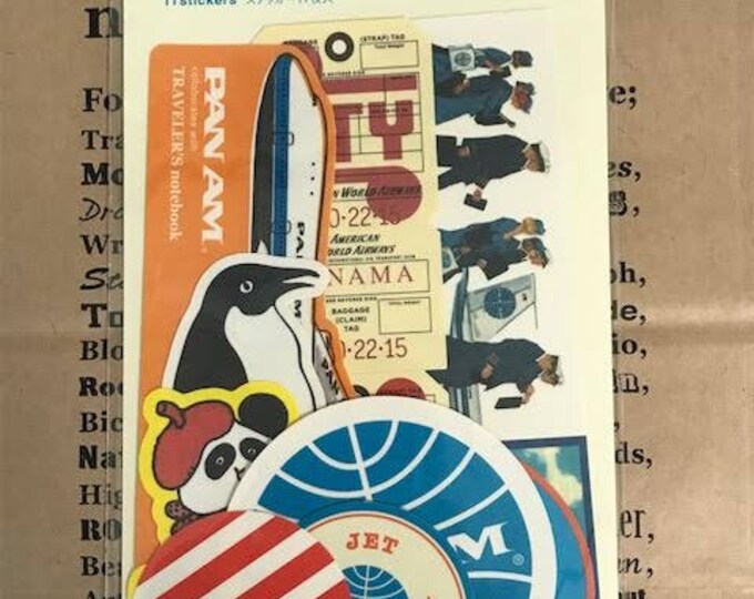 PAN AM X Traveler's Notebook Globe Logo Limited Sticker - Etsy
