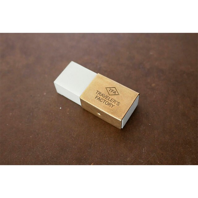 Traveler's Factory TF Brass Eraser Case 07100664 & Tombow | Etsy