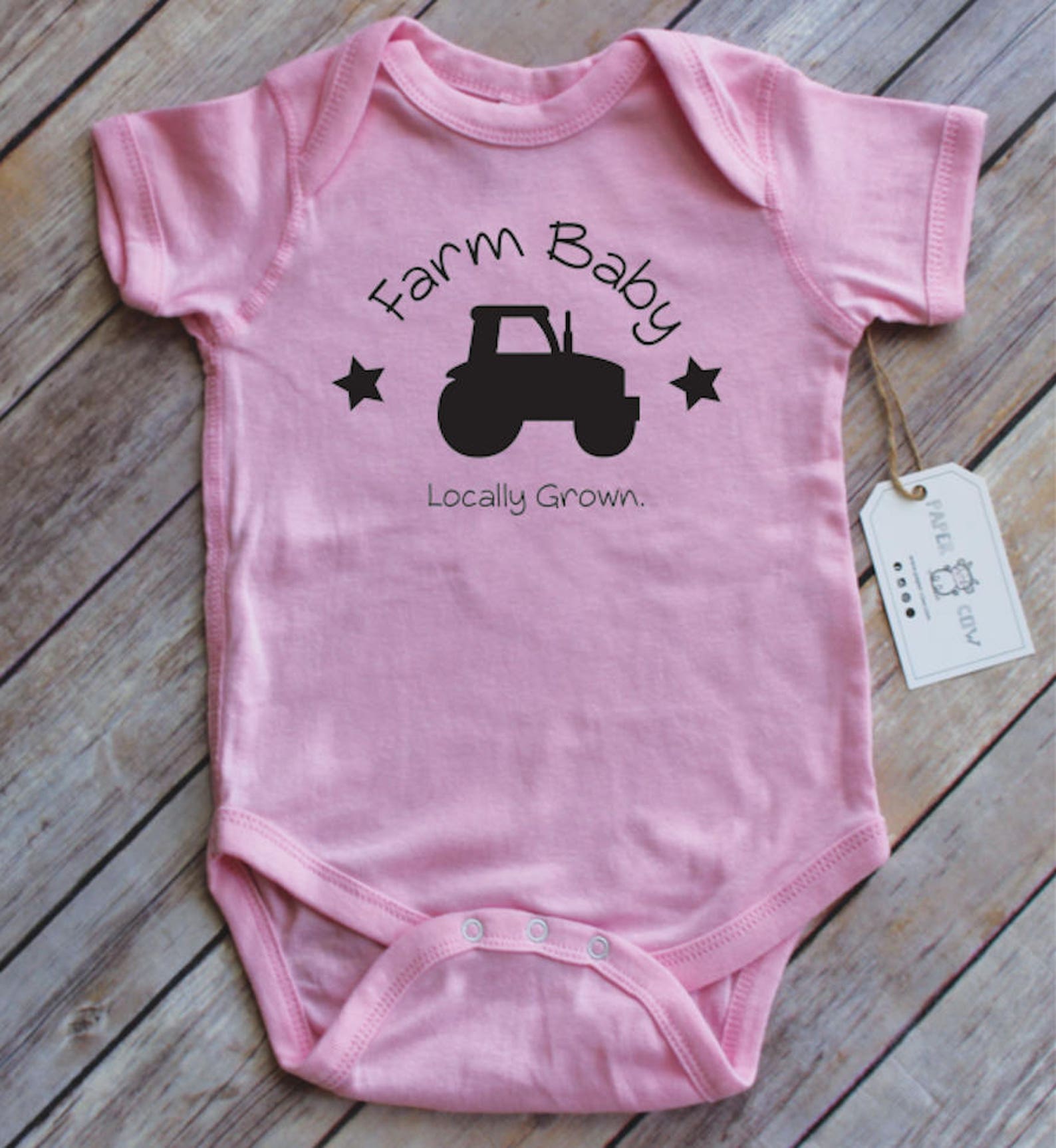 Farm Baby Cotton Bodysuit - Farm Baby Graphic New Baby Gift - Etsy