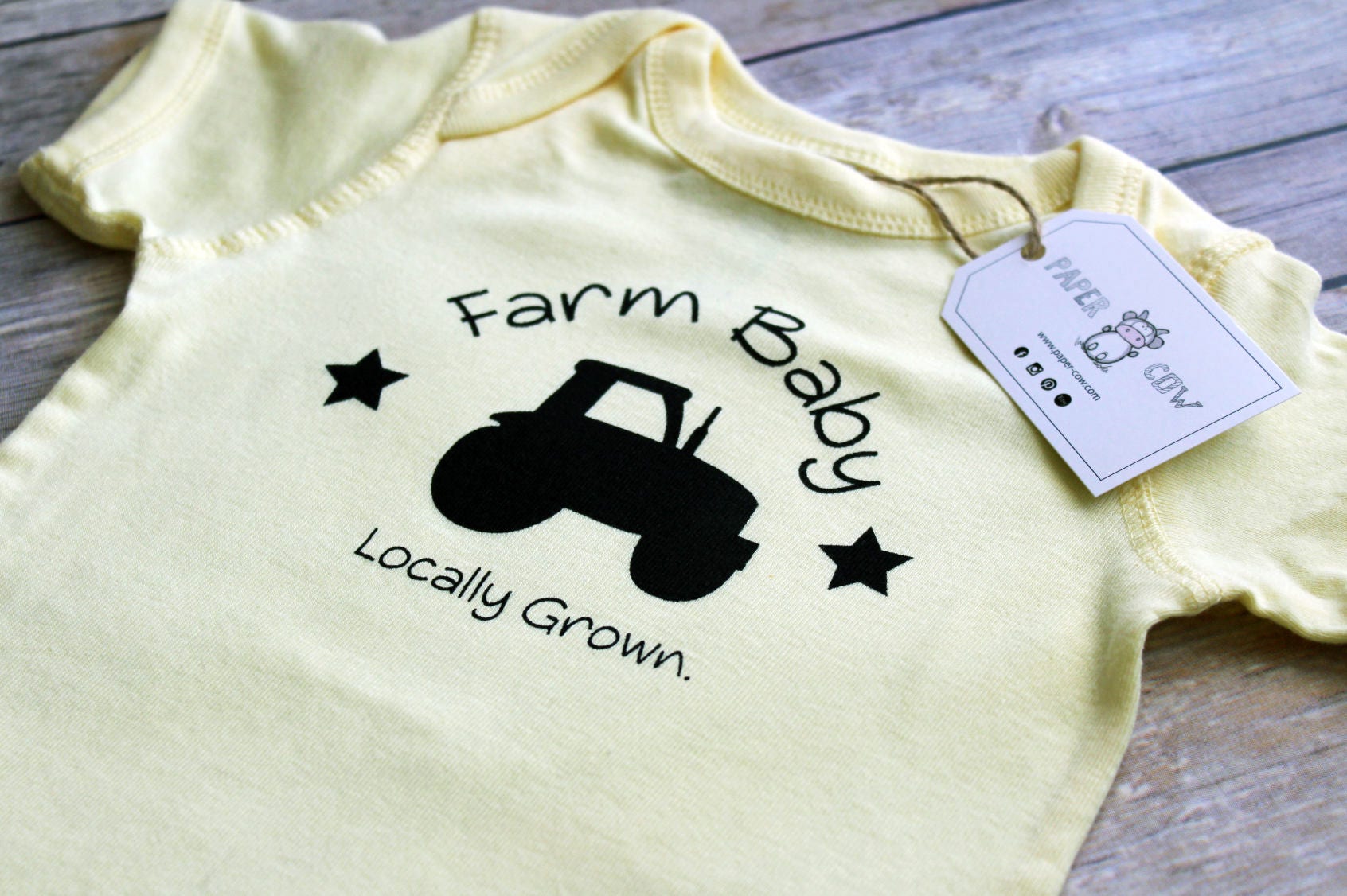 Farm Baby Cotton Bodysuit - Farm Baby Graphic New Baby Gift - Etsy