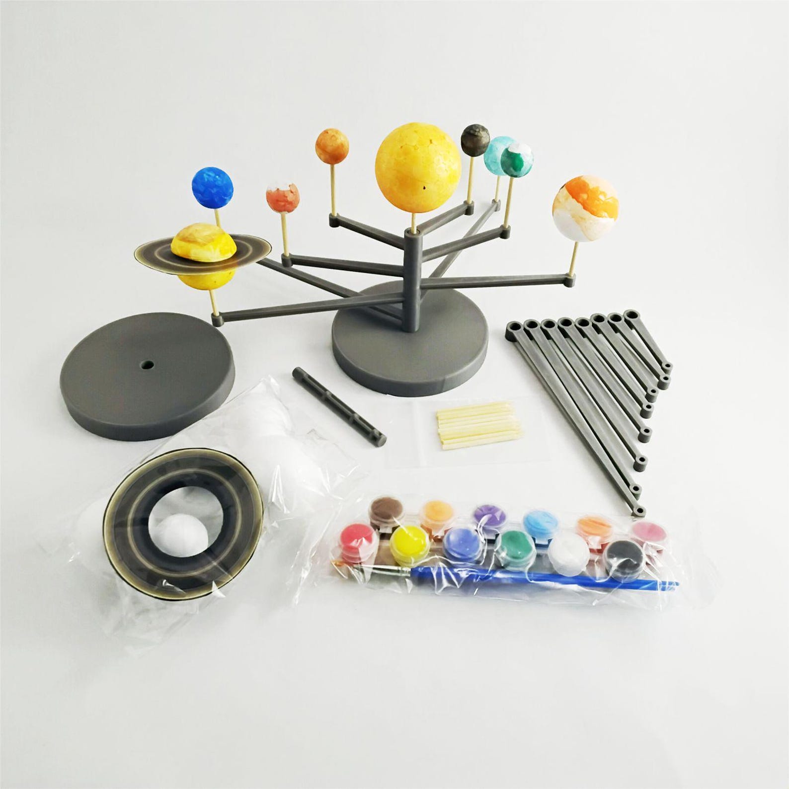 Solar System Model Kit – STEM DIY Planetary Craft Kit for Kids | Create ...