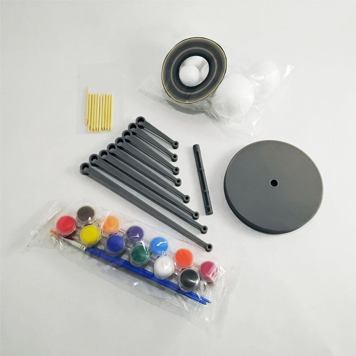 Solar System Model Kit – STEM DIY Planetary Craft Kit for Kids | Create ...