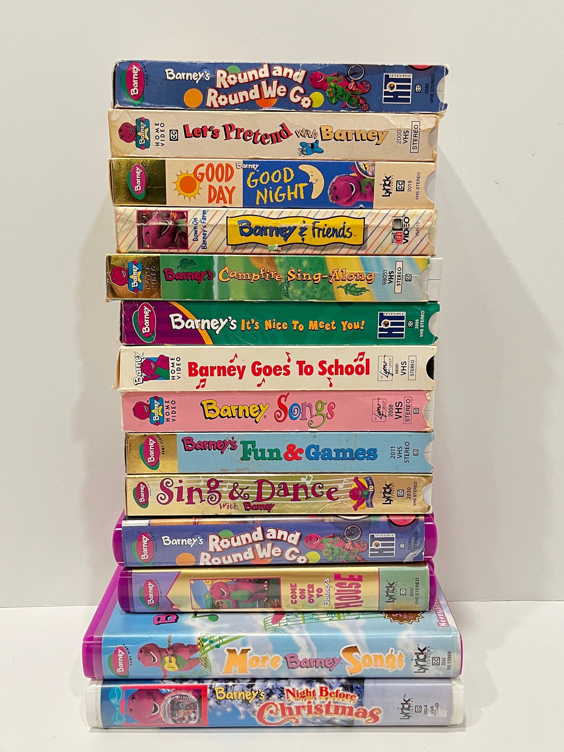 Just Stocked - Vintage 1990s Barney Tapes- Choose One - Etsy