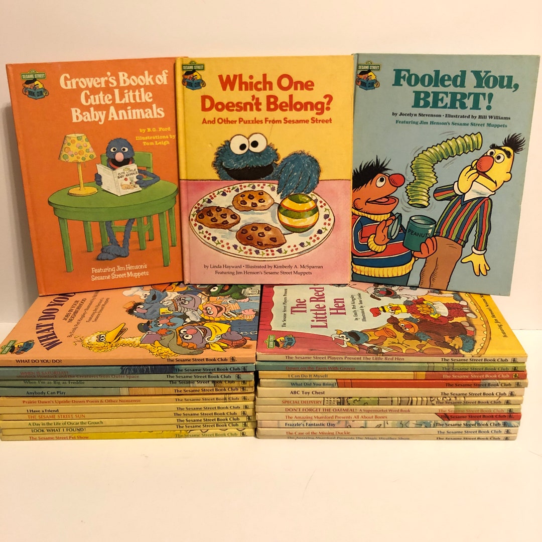 1980s Sesame Street Book Club Books - Etsy