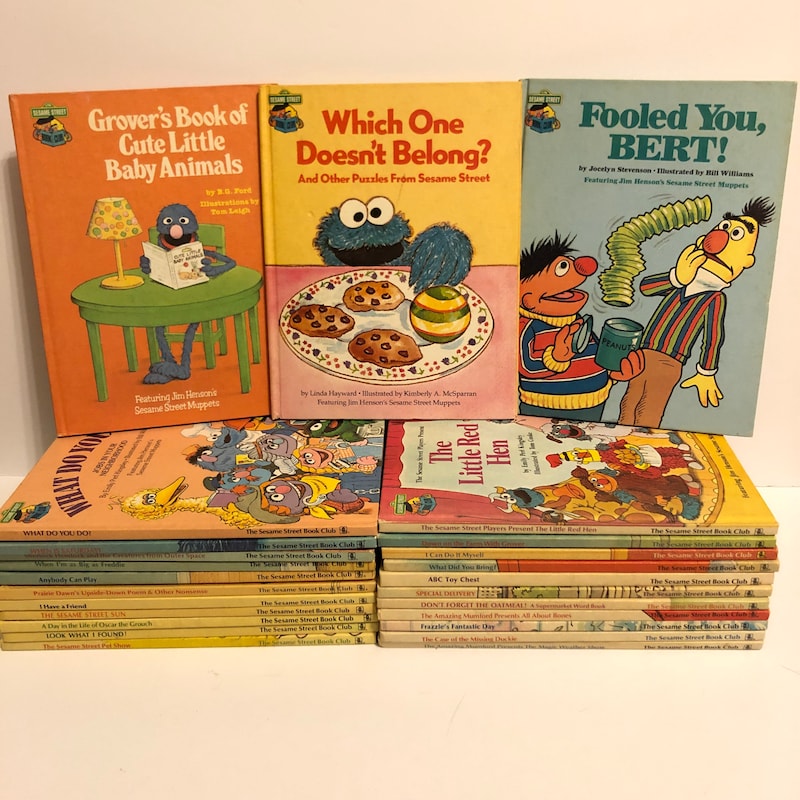 Sesame Street Books - Etsy