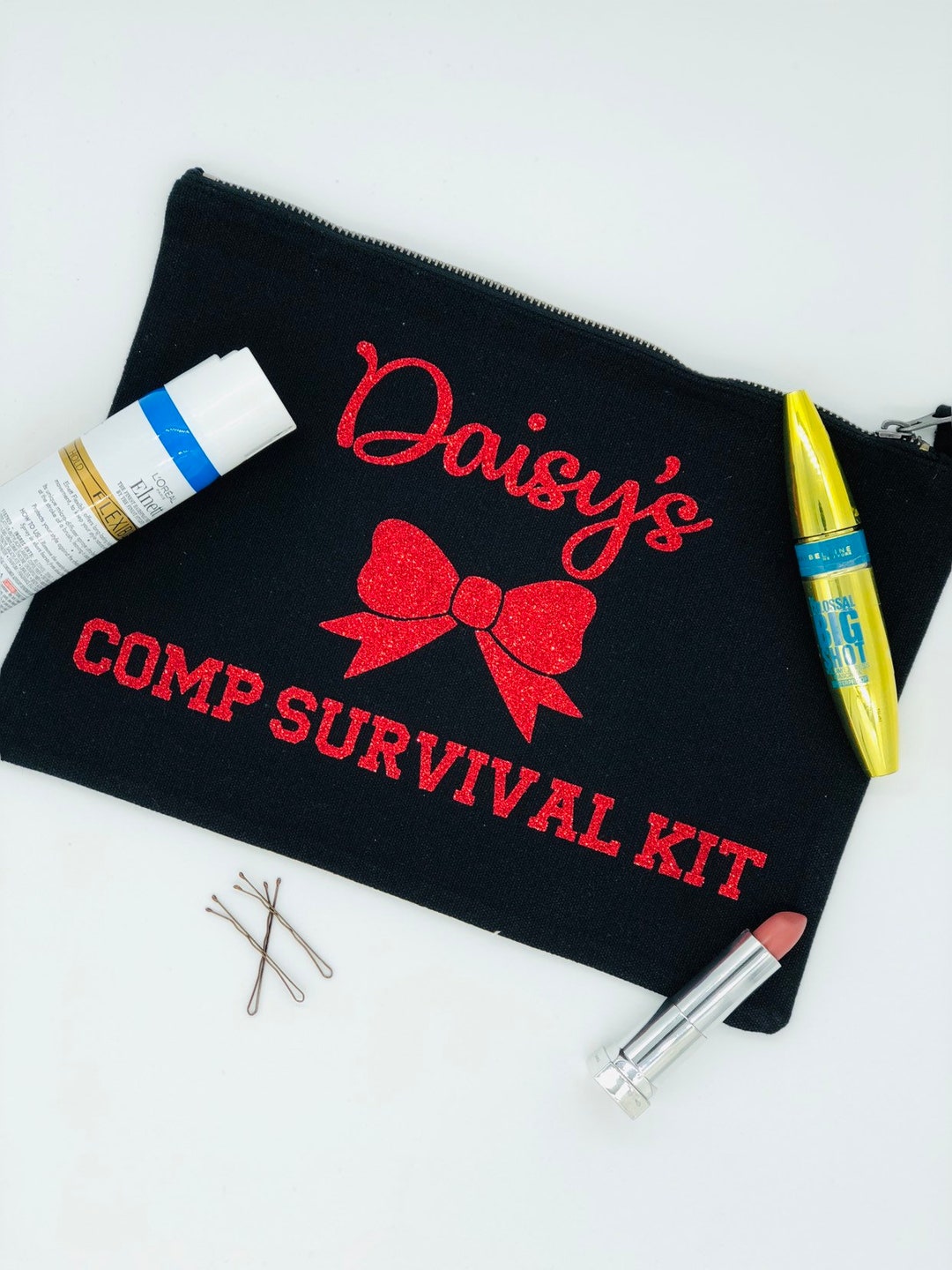Personalised Competition Survival Kit Bag / Cheerleading / Gymnastics ...