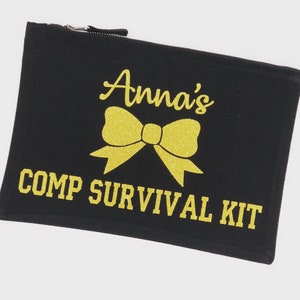 Personalised Competition Survival Kit Bag / Cheerleading / Gymnastics ...