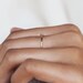 Tiny Diamond Ring Dainty Engagement Ring Dainty Promise - Etsy