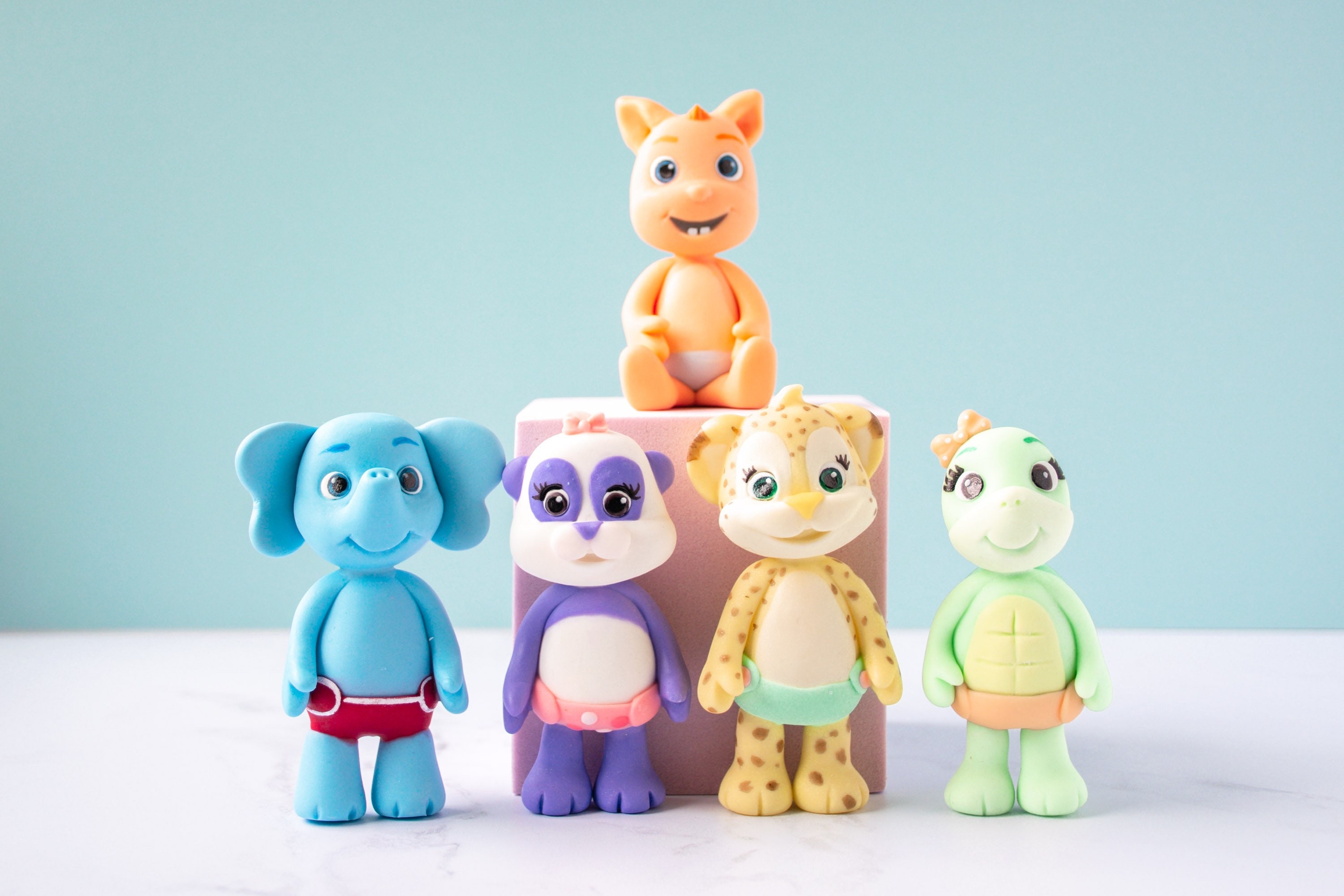 Word Party Characters Clay Decorations Keepsake - Etsy