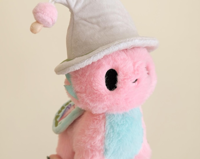 Baby Crystal Witch Dragon Cottagecore Plushie - Etsy