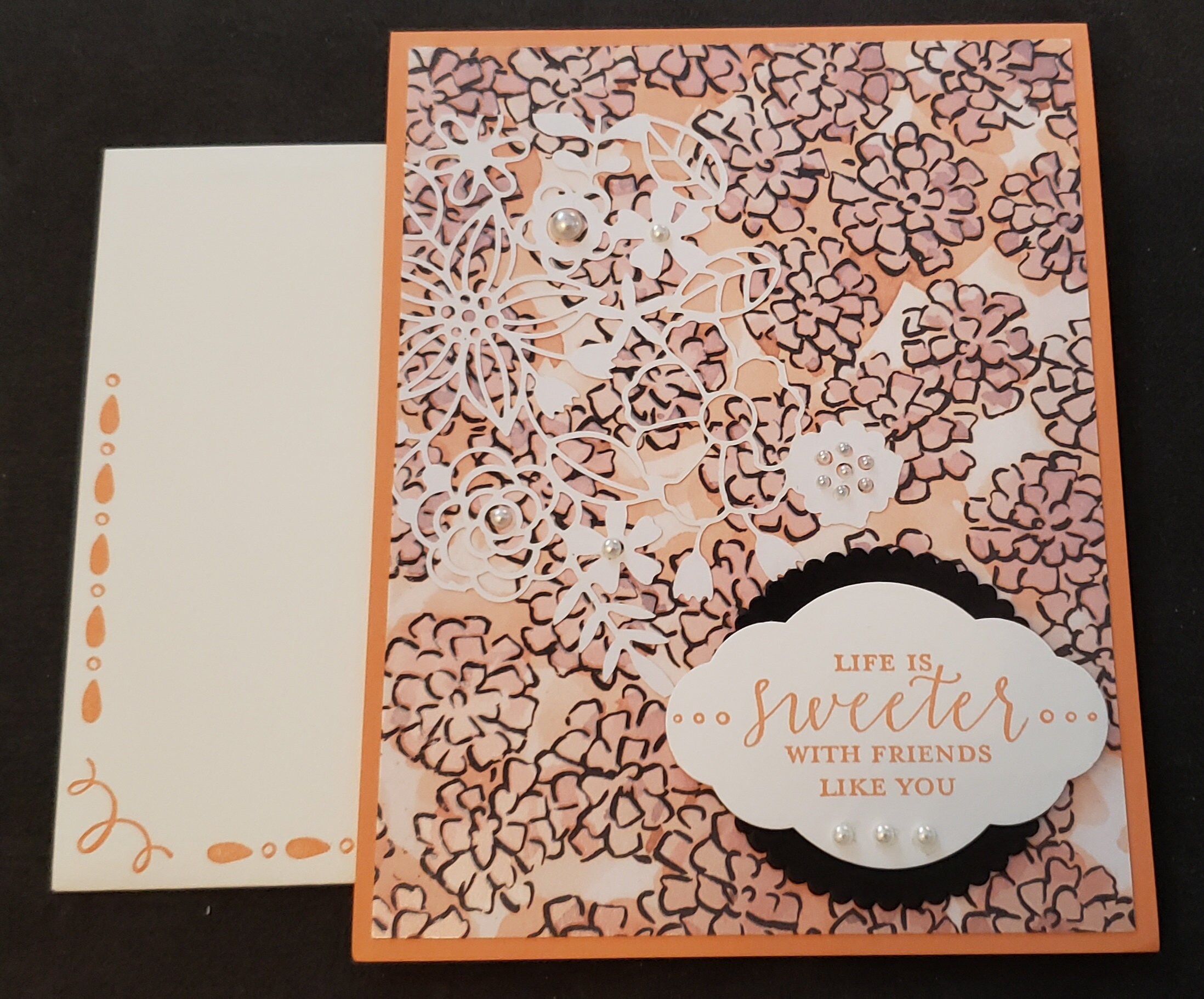 Life is Sweeter With Friends Like You Birthday Card Handmade Stampin ...