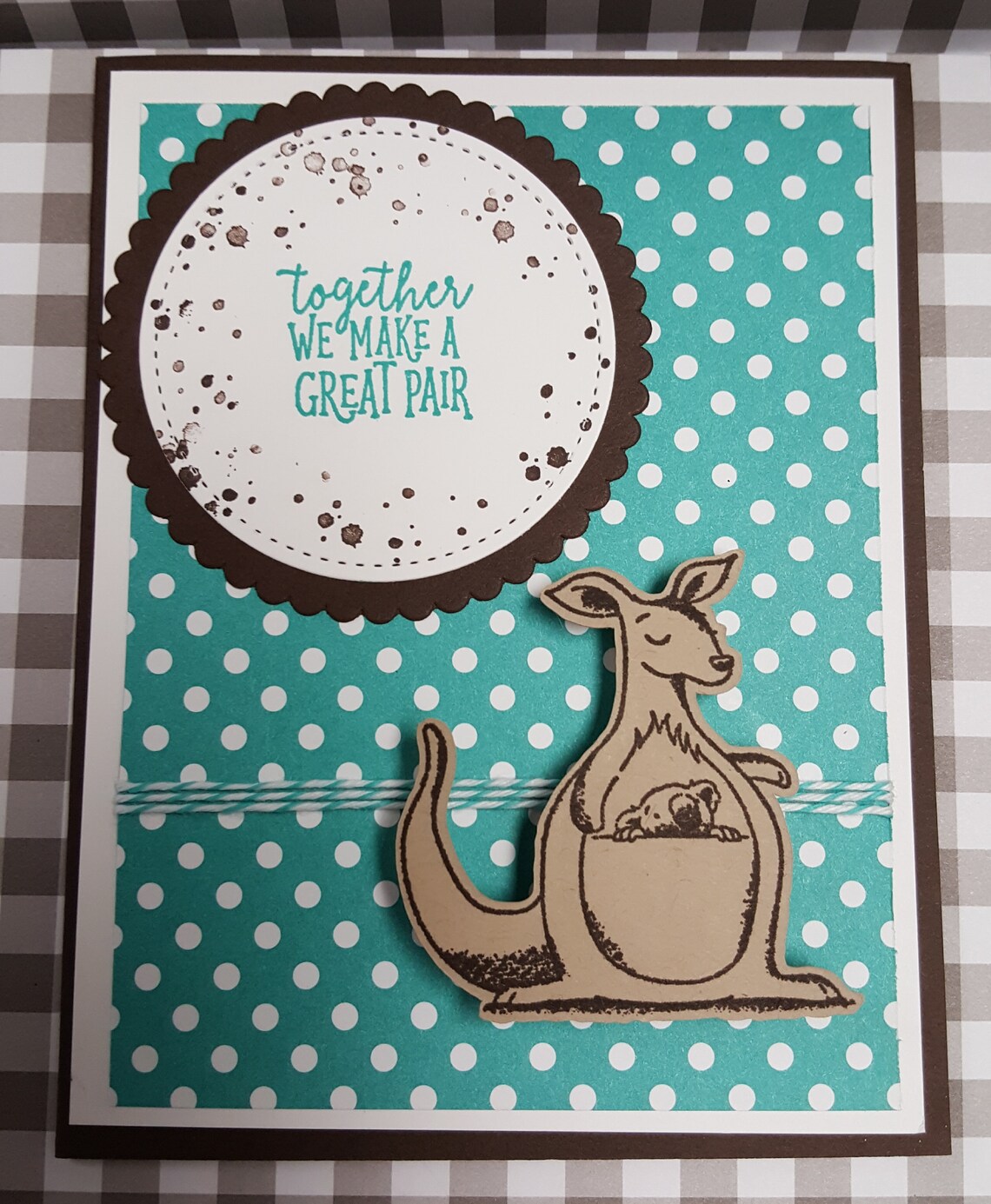 Kangaroo Wild About You Thank You Big Time Welcome - Etsy