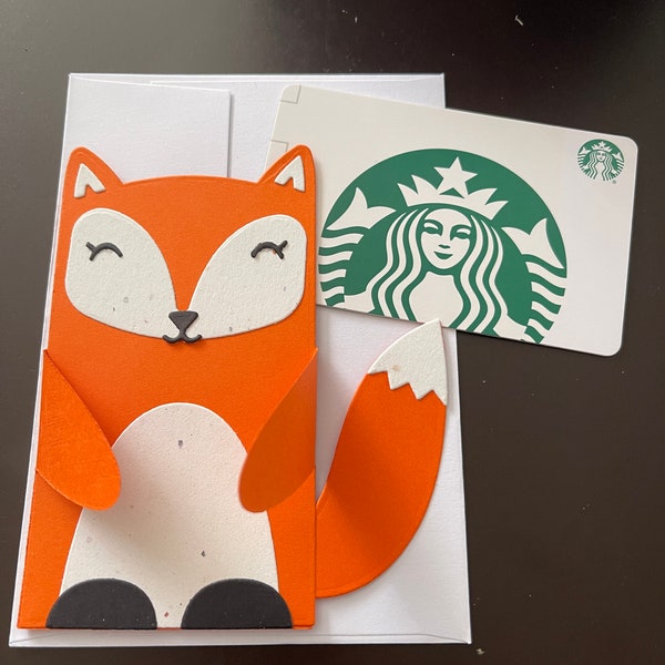 Fox Valentine Card - Etsy