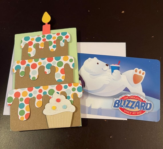 Birthday Cake Gift Card Holder Birthday Gift Card Holder | Etsy