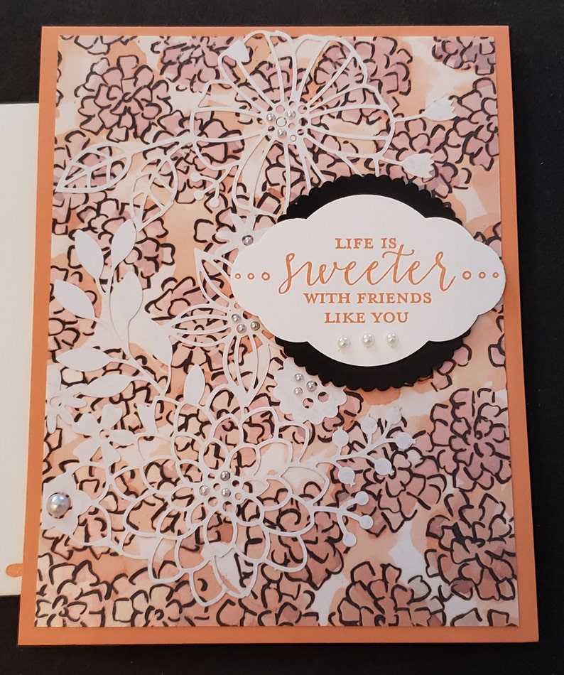 Life is Sweeter With Friends Like You Birthday Card Handmade Stampin ...