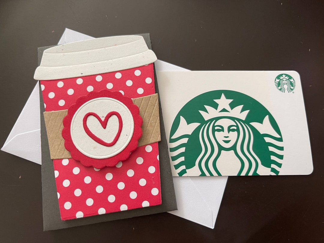 Coffee Cup Gift Card Holder, Valentine Gift Card Holder, Birthday Gift ...