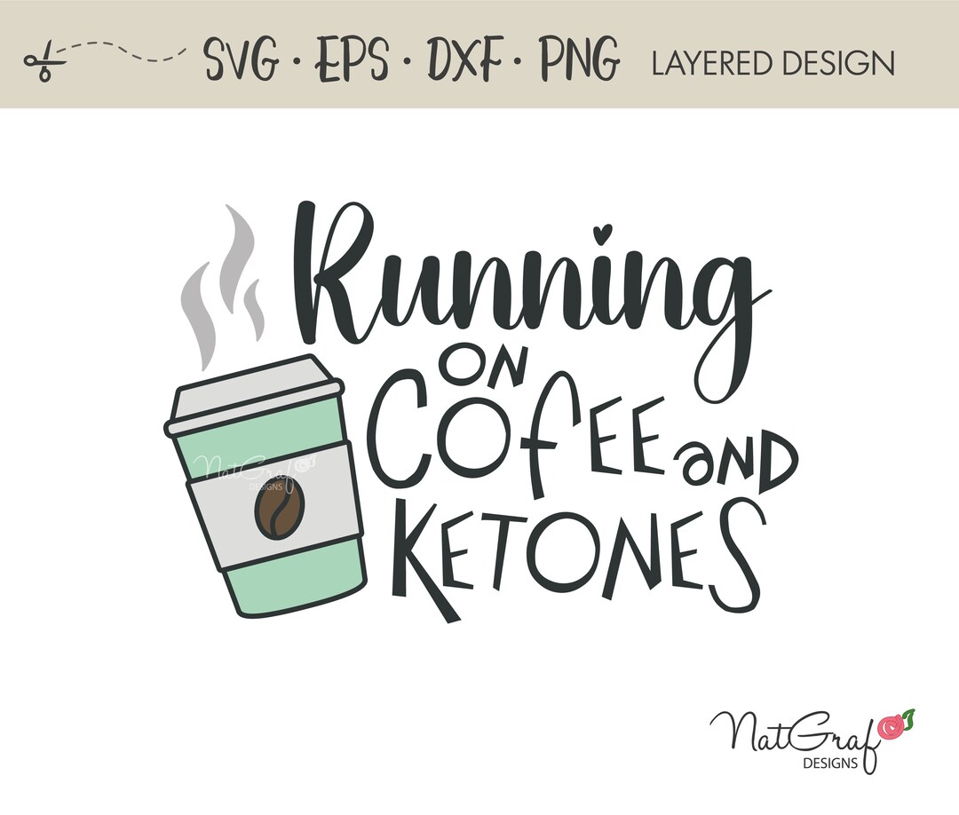 Keto Life, SVG Cut File, Lifestyle, Kawaii, Clipart,instant Download ...