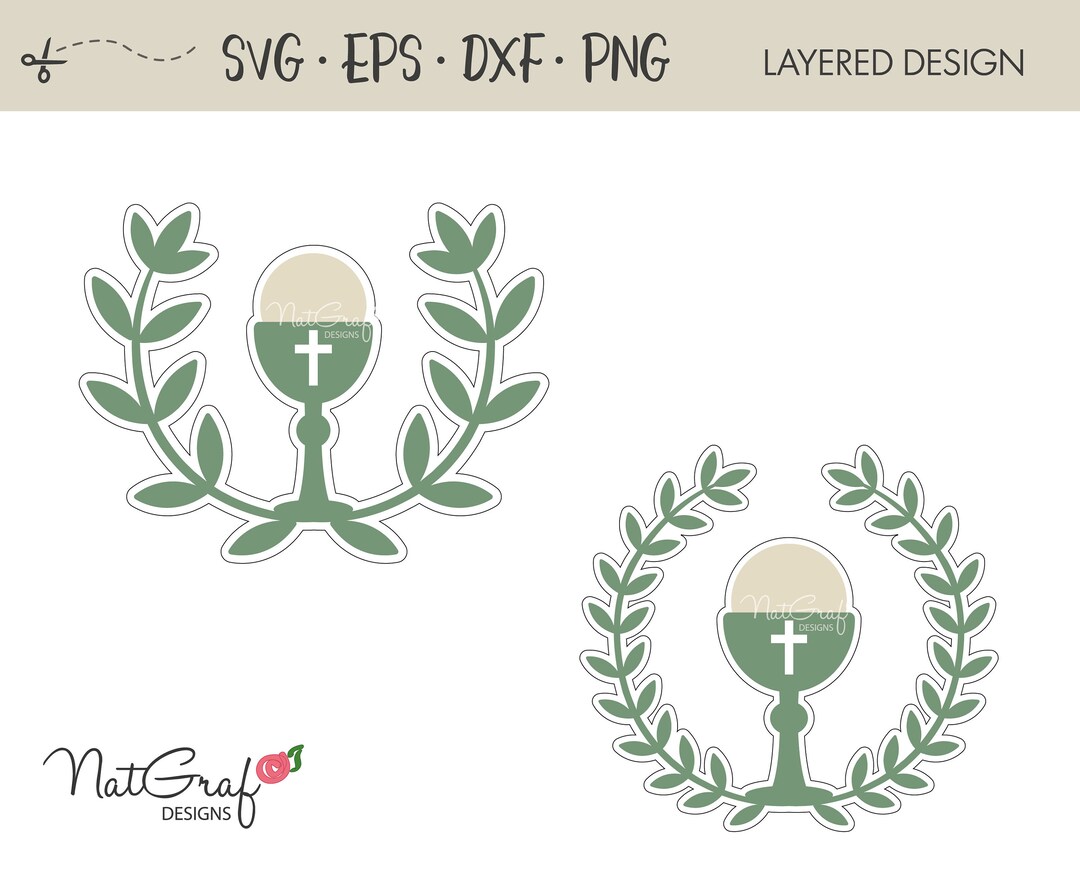 Corona de cáliz, cáliz de comunión svg, copa de cáliz svg, eucaristía ...