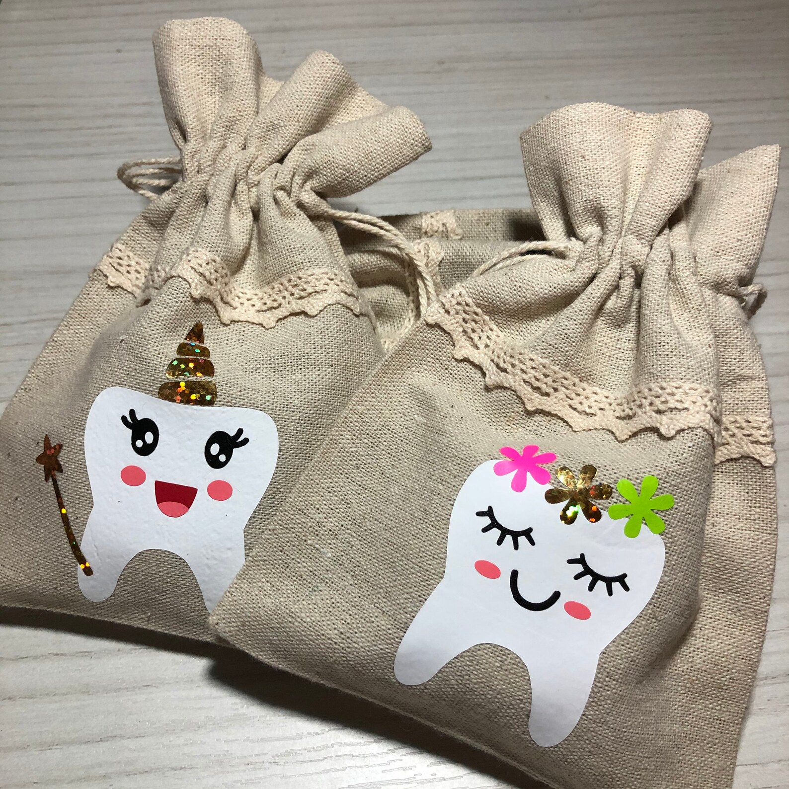 Tooth Fairy Bag Design Bundle Tooth Pouch Designs Cut - Etsy
