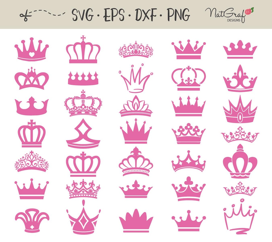Crown, Royal Crown SVG, Princess Tiara SVG, King Crown, Queen Crown ...