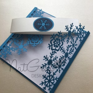 Snowflake Card - Etsy