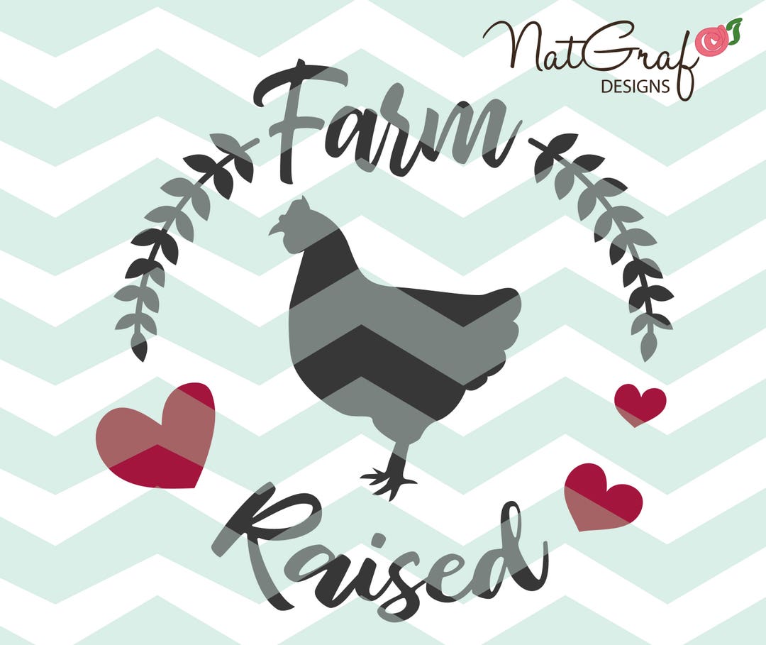 Farm Raised, SVG Files, Farm, Svg Decal, Diy Vinyl Decals, Cricut Files ...