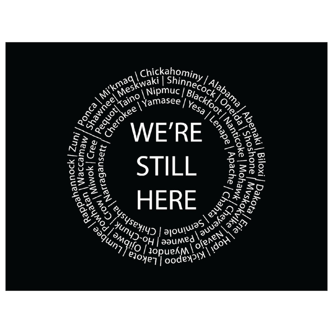 We're Still Here Indigenous Nations Art Print (digital Download ...