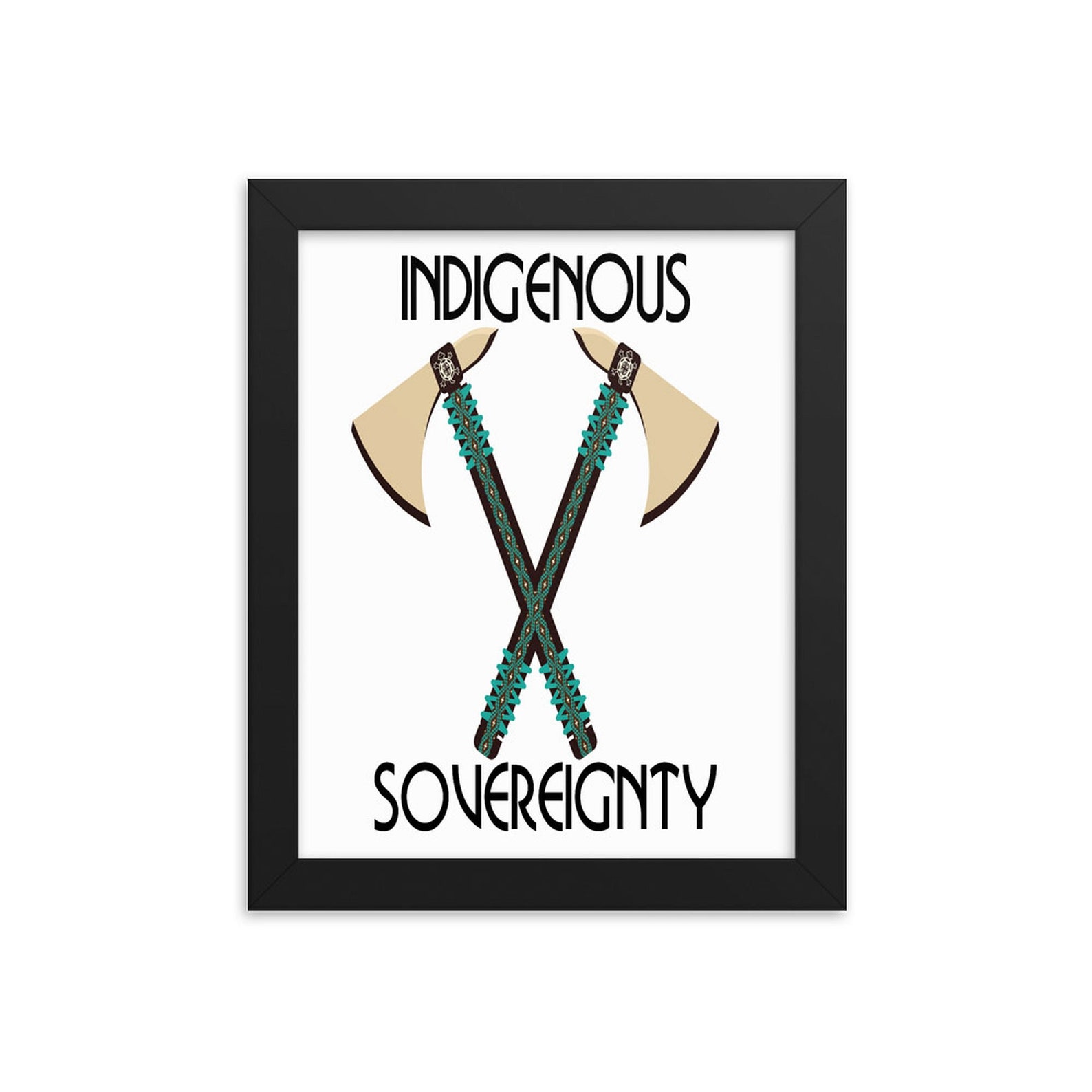 Printable Indigenous Sovereignty Tomahawk Poster Prints, Digital ...