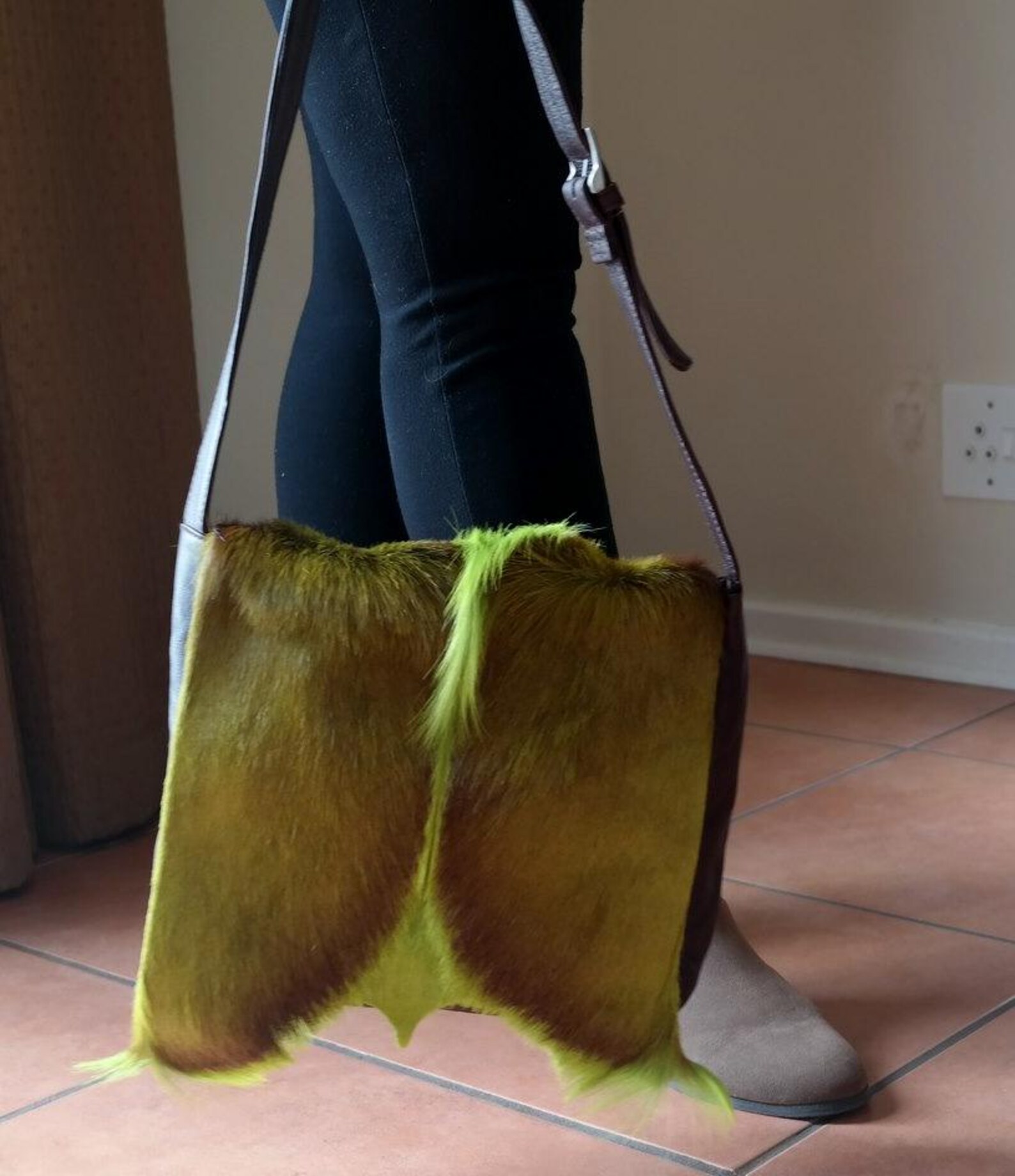 Authentic Springbok Hide Genuine Leather Postman Handbag - Etsy