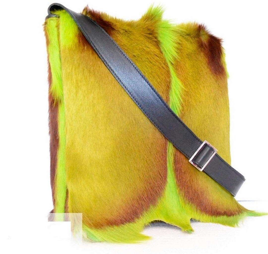Authentic Springbok Hide Genuine Leather Postman Handbag - Etsy