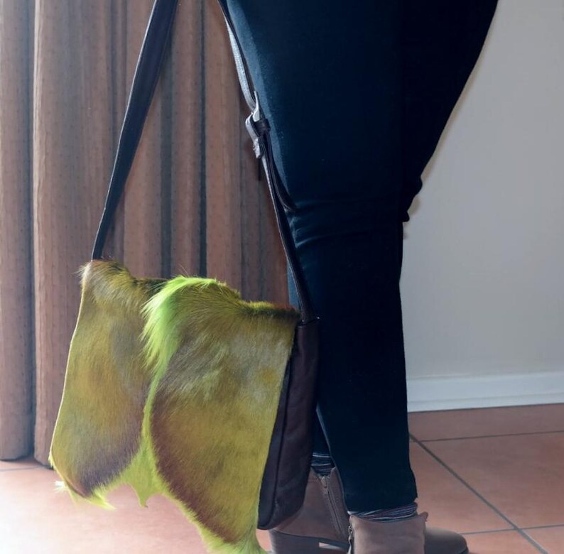 Authentic Springbok Hide Genuine Leather Postman Handbag - Etsy