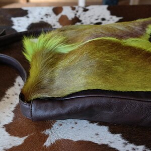 Authentic Springbok Hide Genuine Leather Postman Handbag - Etsy